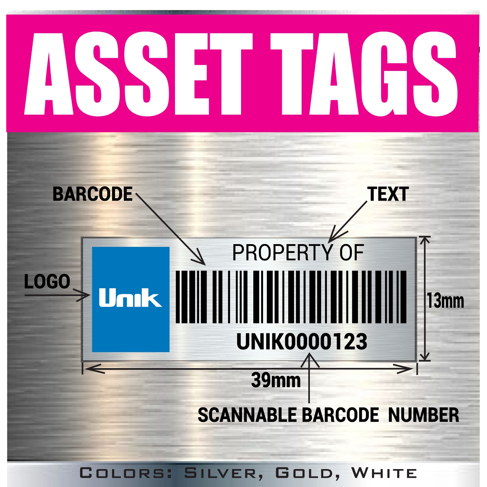 Asset Tags Printing